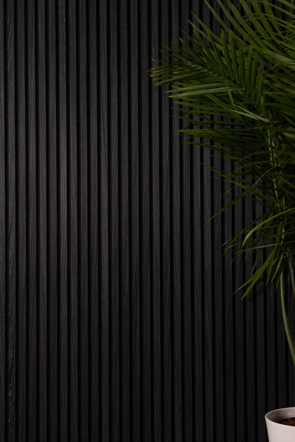 Buy Sleek Slate Black Pine Wall Panels for Modern Spaces
