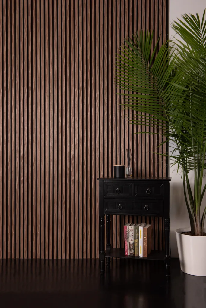 Buy Spanish Oak Acoustic Slat Wall Panel for Home Interior