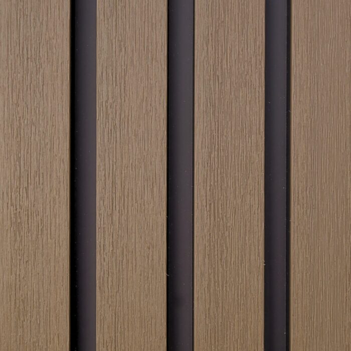 Light Walnut and Black Wall Panels | Panel Decor Hub