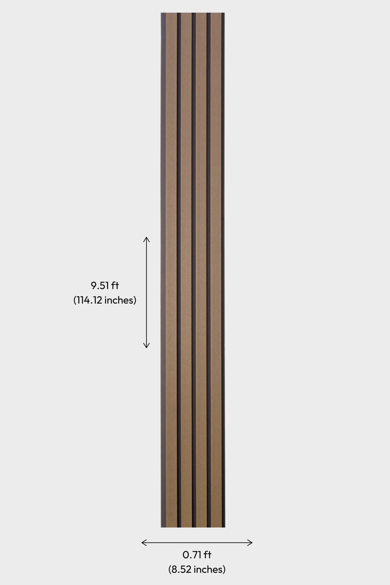 Light Walnut and Black - Panel Decor Hub | Premium Decorative Wall ...